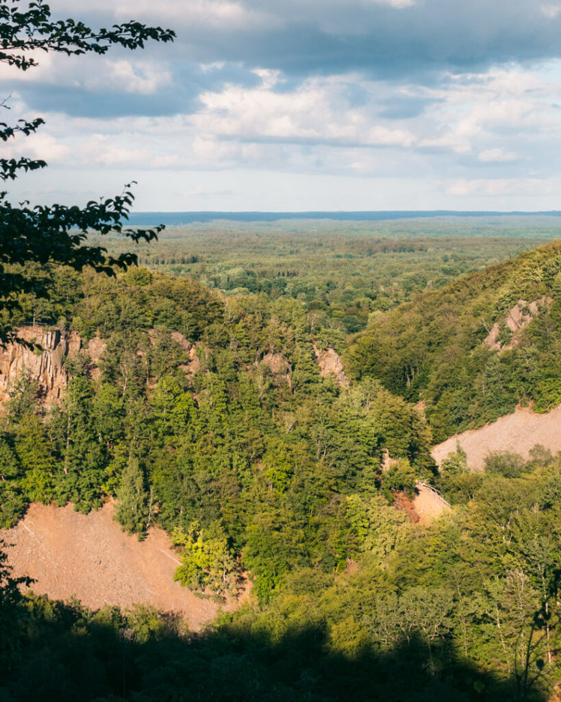 På vandretur i Söderåsen Nationalpark i Skåne, Sverige – Nordombord
