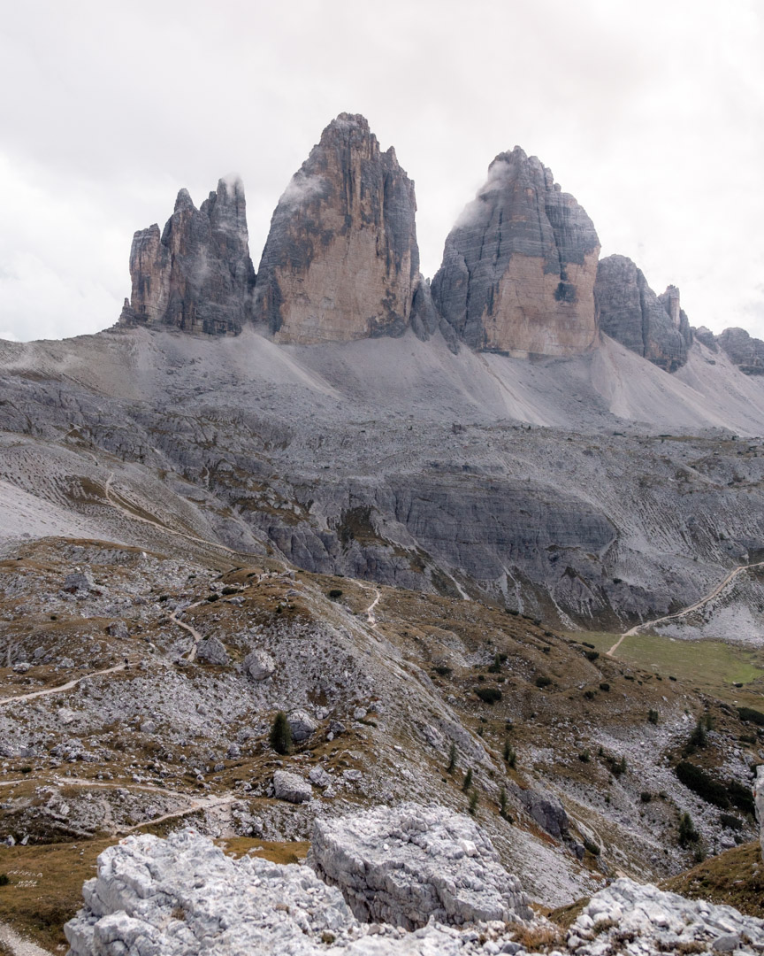 Vandreguide til Tre Cime di Lavaredo (De Tre Tinder) i Dolomitterne ...